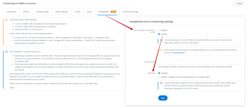 Price automation (Repricing) for Allegro and eMAG - Base Blog