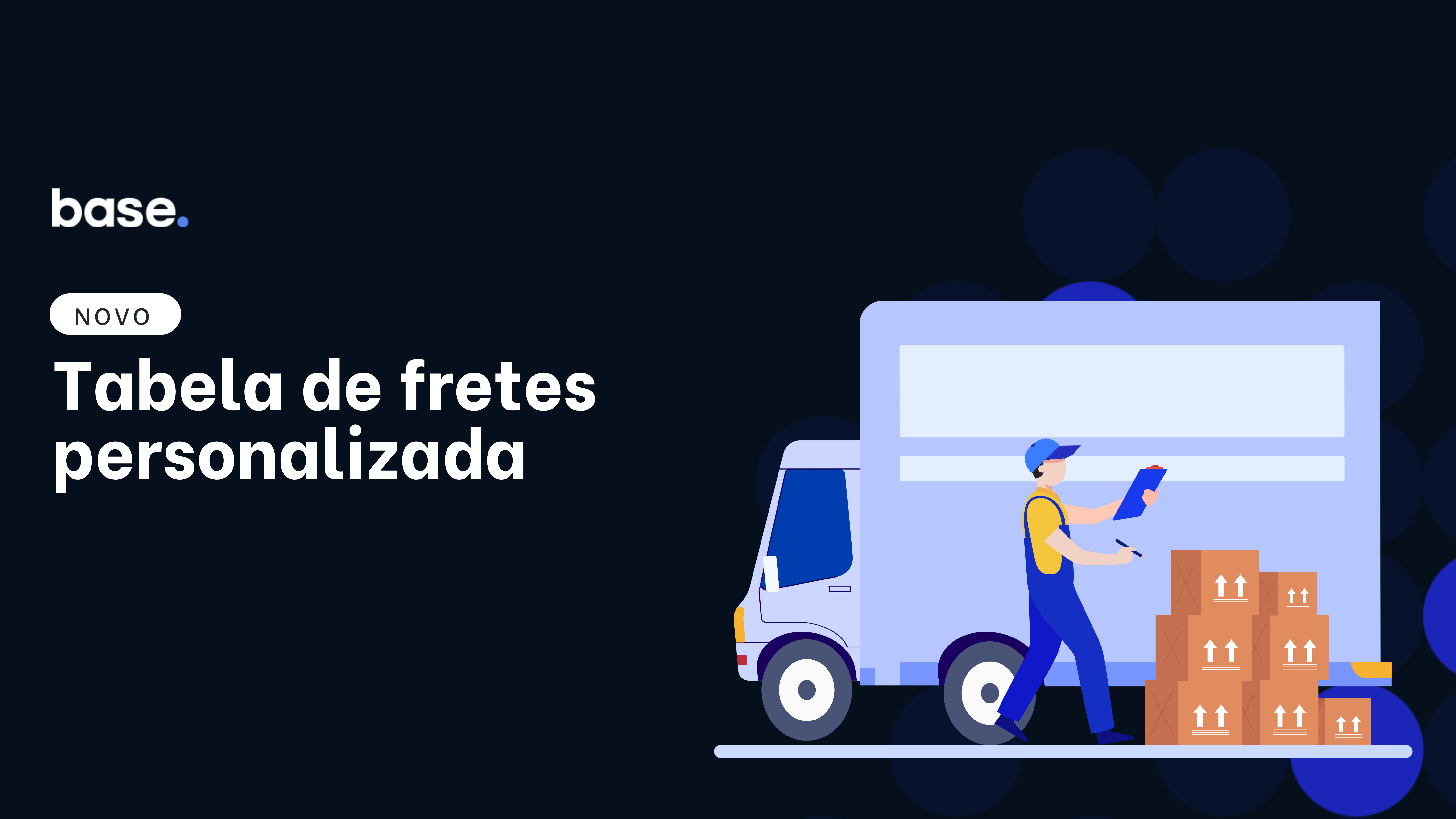 Tabela de frete personalizada: Defina valores por canal de venda